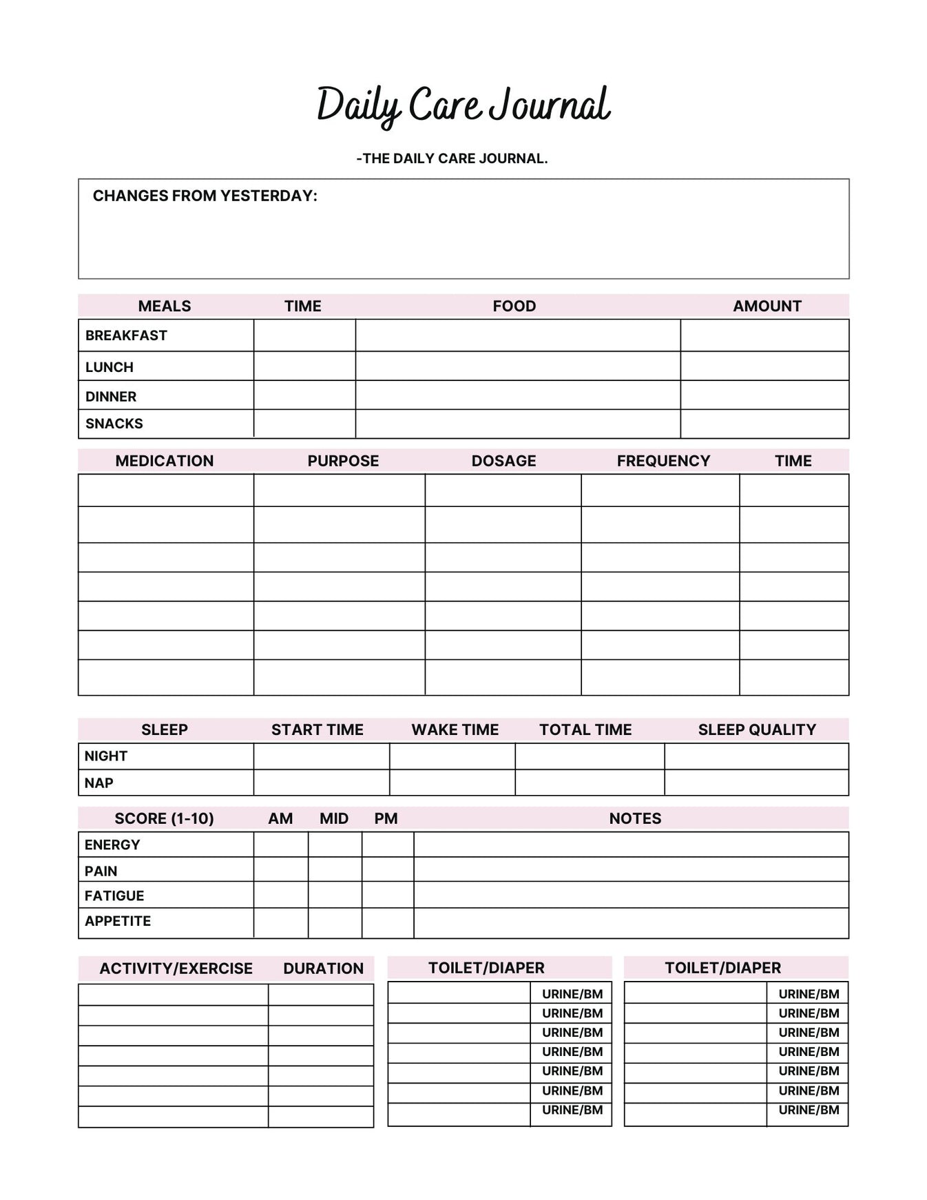 Caregiver Planner – A Gentle Guide for those who give so much – Oldhippys