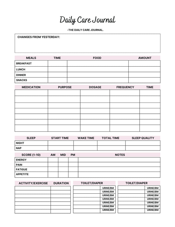 Caregiver Planner – A Gentle Guide for those who give so much – Oldhippys