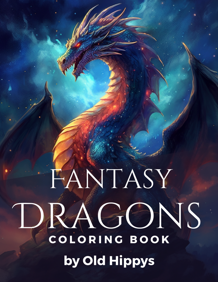 Fantasy Dragons Coloring Pages – Oldhippys