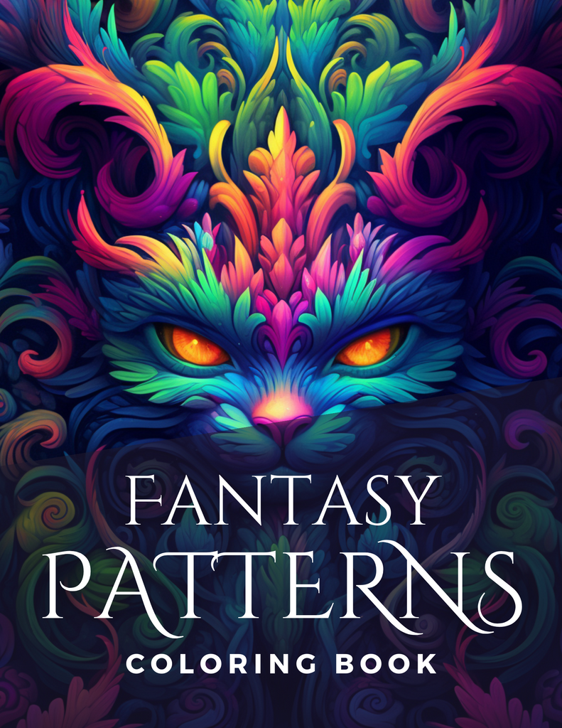 Fantasy Patterns Coloring Pages for Adults - Oldhippys