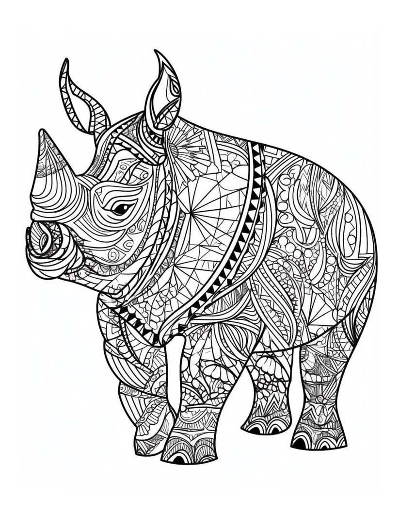Mandala Animals Adult Coloring Pages – Oldhippys
