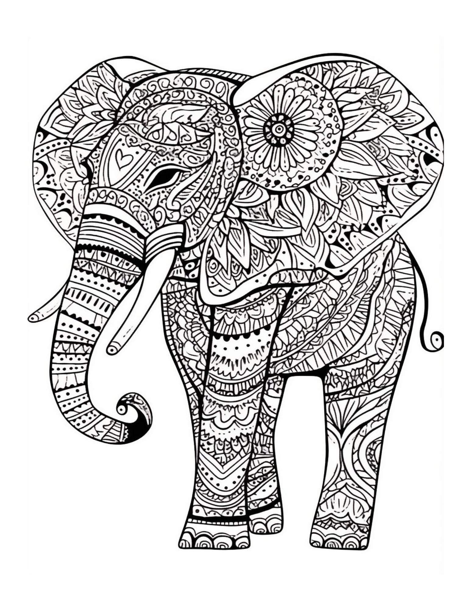 Mandala Animals Adult Coloring Pages – Oldhippys