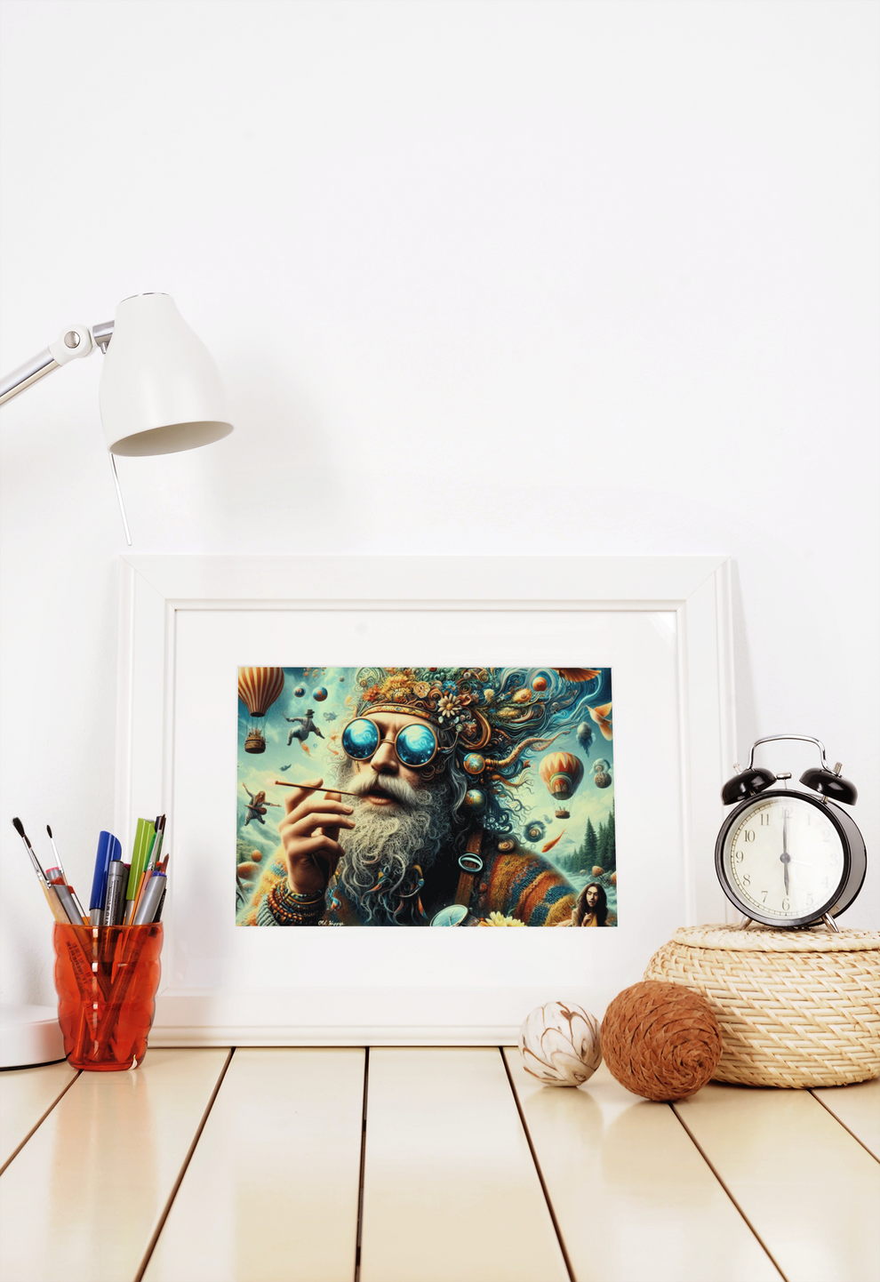 Day Tripping Hippie Digital Art by Old Hippy – Oldhippys